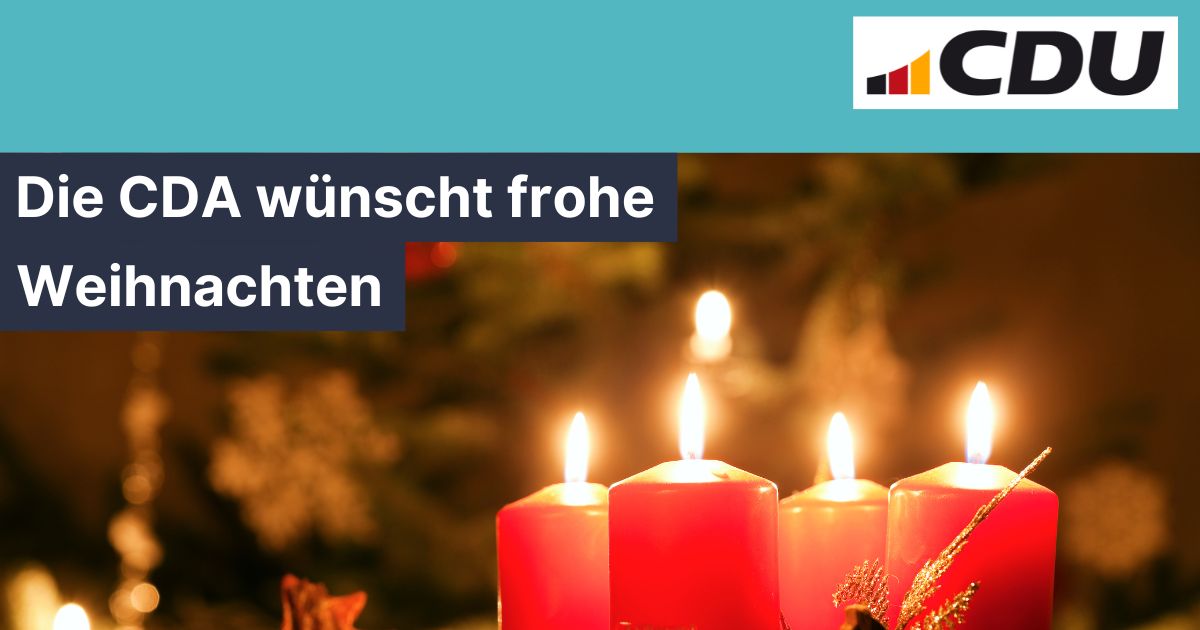 Weihnachtsgrüße der CDA - CDU Brühl
